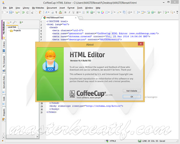 [GET] CoffeeCup HTML Editor 15 Cracked - Free Download Crack